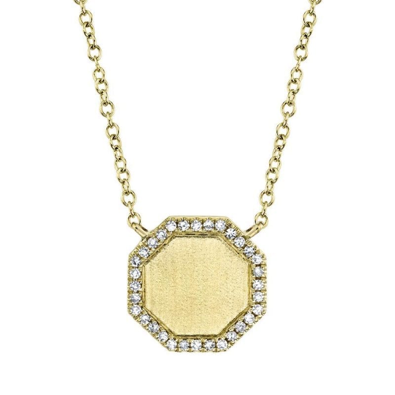 Bailey’s Heritge Collection Octagon Diamond Pendant – Bailey's Fine Jewelry