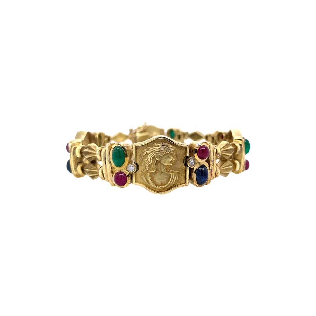 Bailey’s Estate Modern Vintage Cameo and Gemstone Bracelet – Bailey's ...