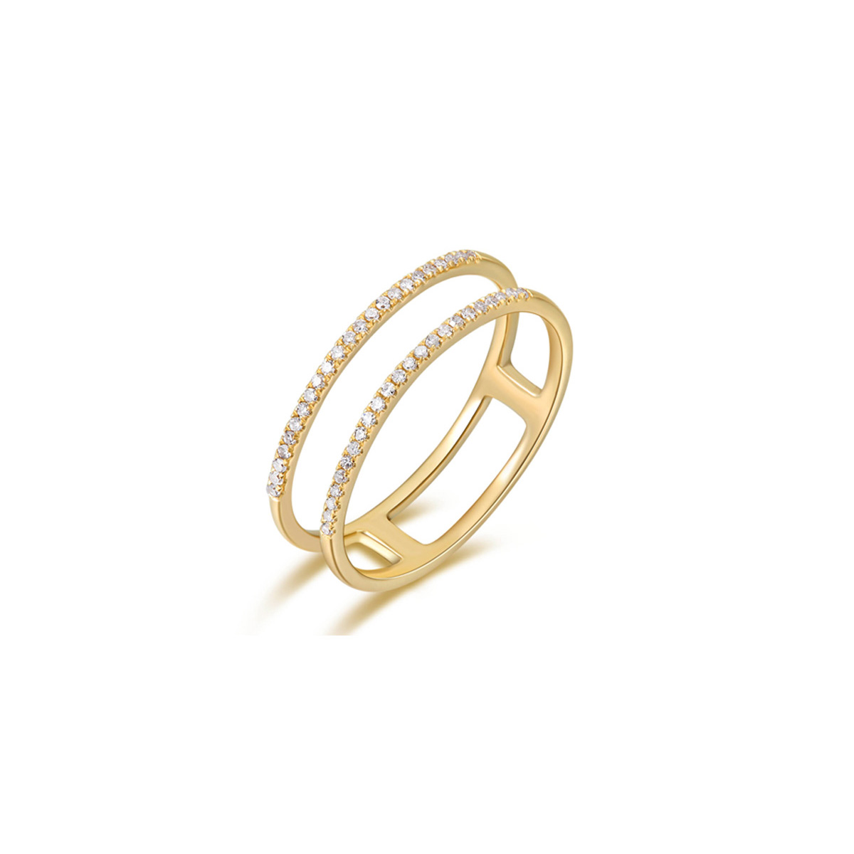 Double Row Open Diamond Band – Bailey's Fine Jewelry