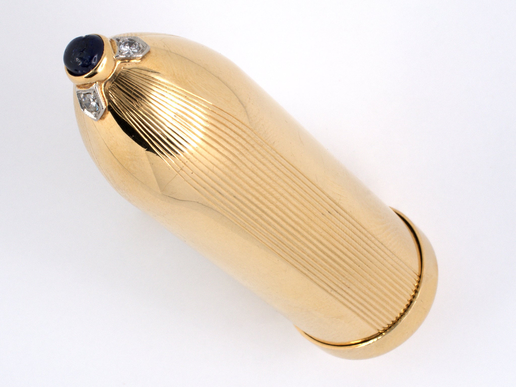 Bailey’s Estate Bullet Shape Lipstick Case with Diamond and Sapphire ...