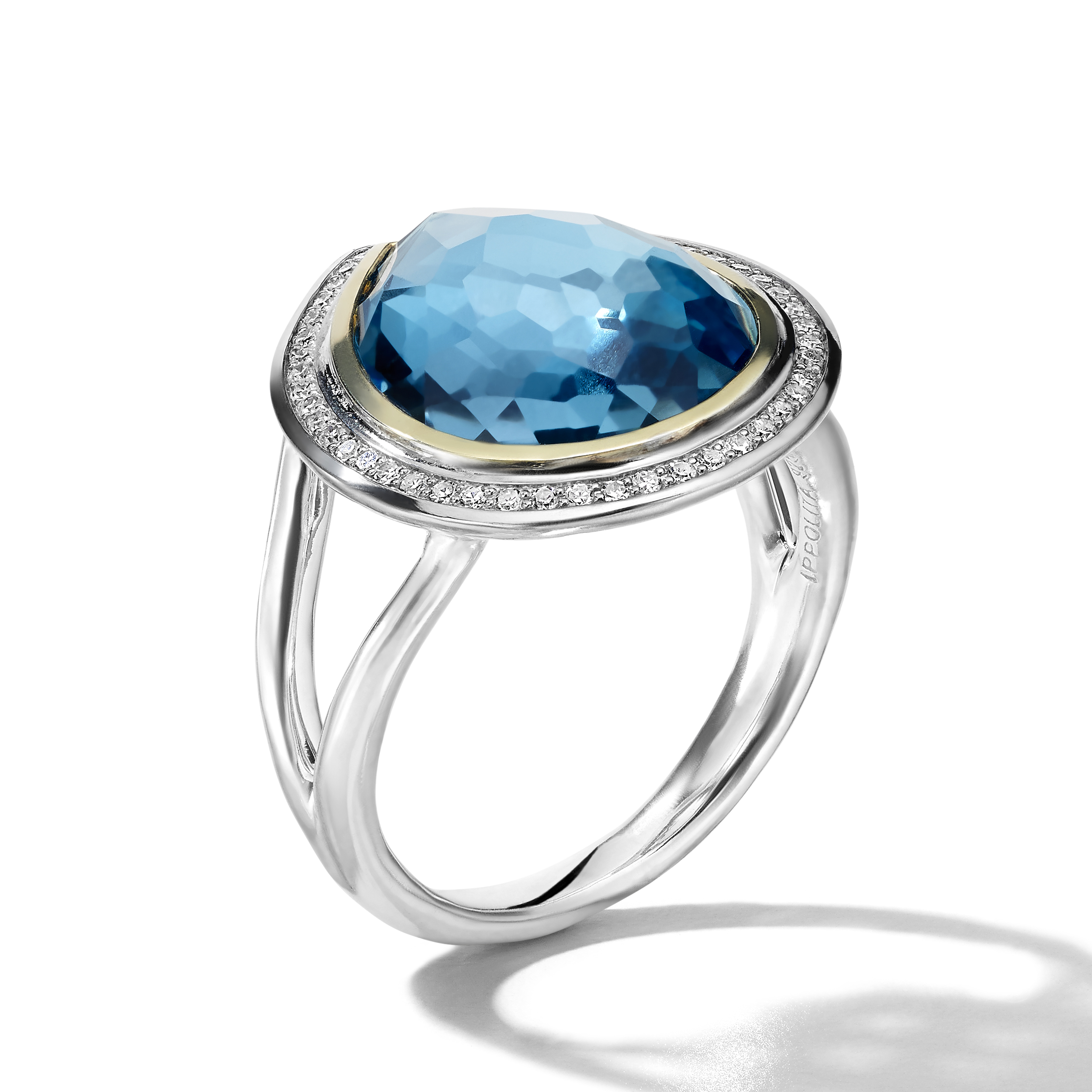 Ippolita Chimera Rock Candy Teardrop Ring in London Blue Topaz and ...