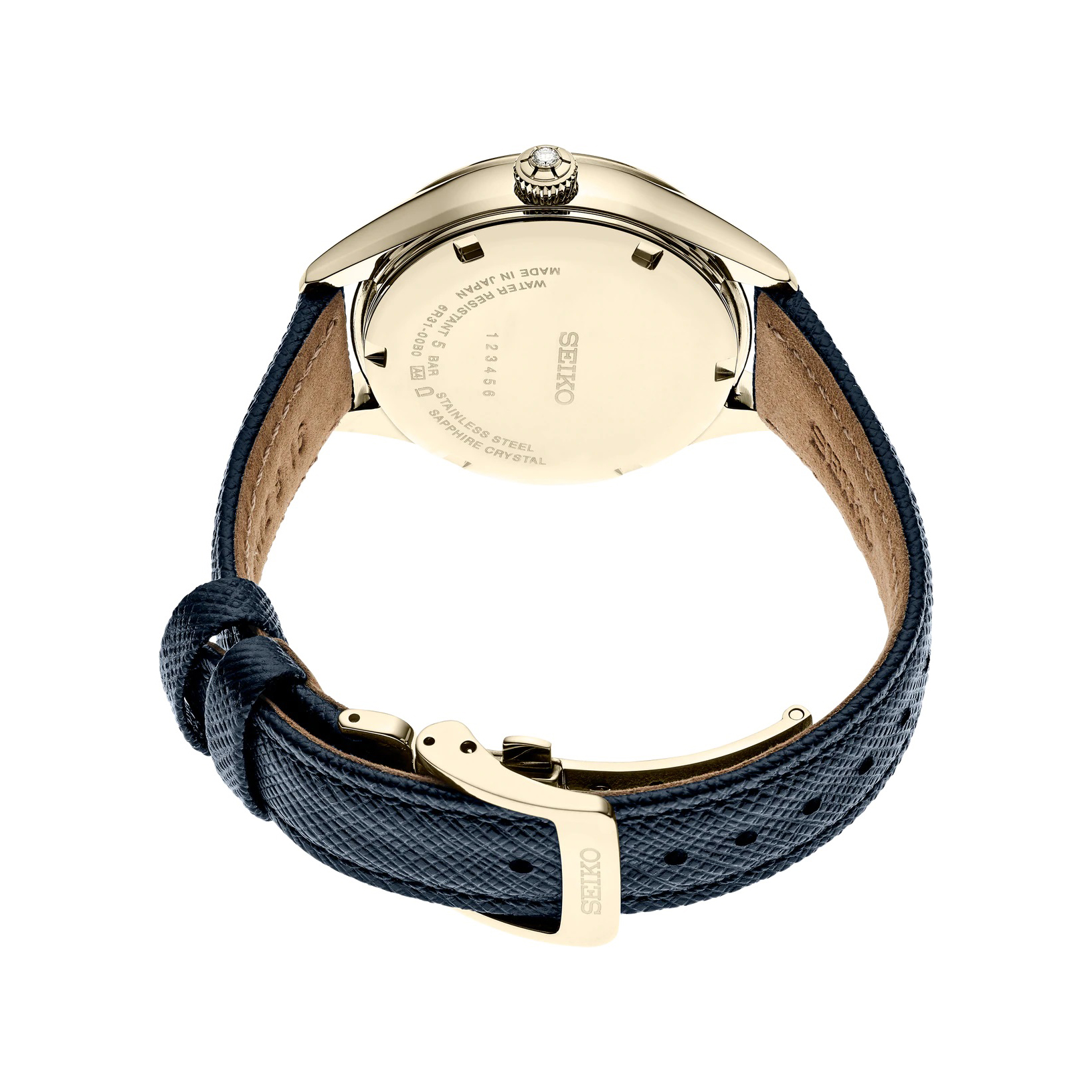Seiko Luxe Presage 34MM Enamel Watch in White – Bailey's Fine Jewelry