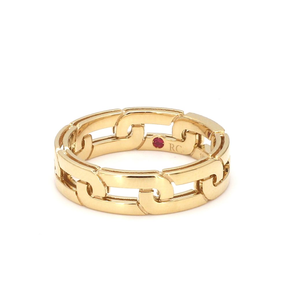 Roberto Coin Yellow Gold Oro Classic Ring – Bailey's Fine Jewelry