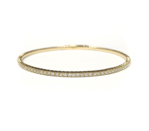 1.37CT Flexible Diamond Bangle – Bailey's Fine Jewelry